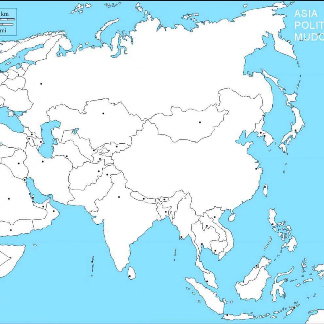 MAPA CARTA POLITICO ASIA